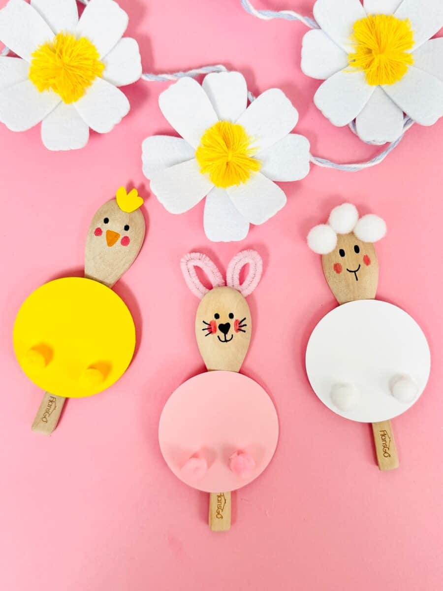 This Easter Spoon Craft Is An Easy Last Minute Easter Project For Kids