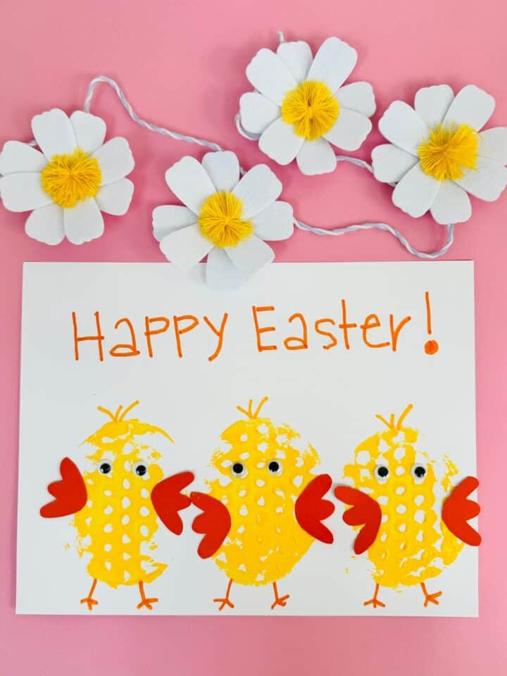 Potato Masher Chick Craft - Creative Easter Art