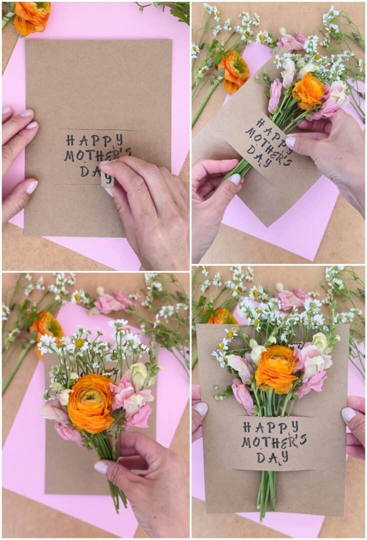 DIY Mother's Day Flower Card - Beautiful and Simple!