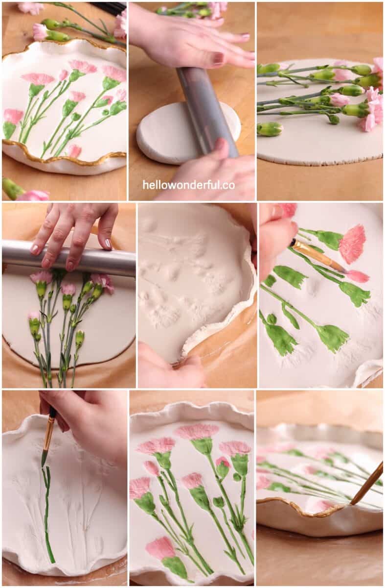 How to Make a Beautiful DIY Clay Nature Dish