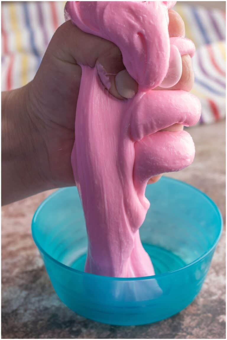 2 Ingredients Slime Sensory Recipe (Homemade Silly Putty)