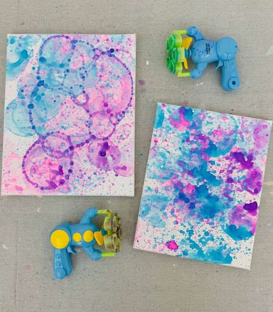 This Bubble Art Hack Is The Perfect Outdoor Art For Kids!