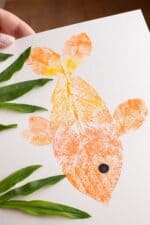 This Leaf Fish Art Is A Cute Ocean Craft