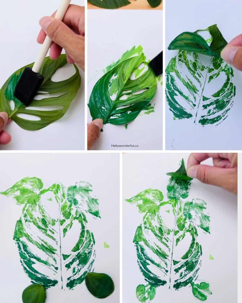 Create a Cute Painted Leaf Turtle