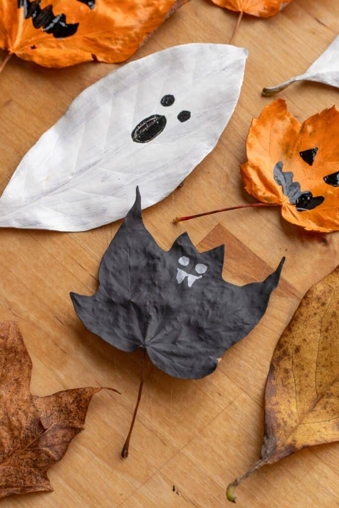 Spooky Fun Halloween Leaf Craft