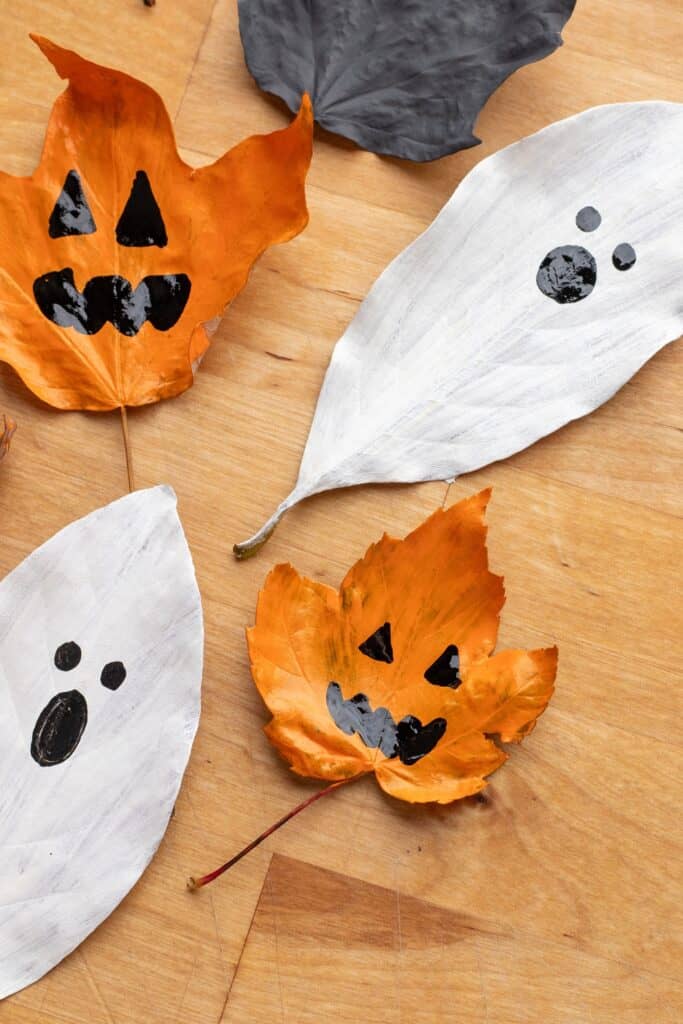Spooky Fun Halloween Leaf Craft