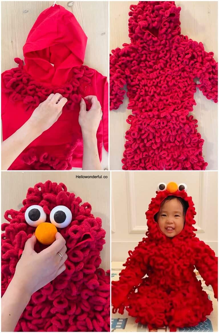 How to Make An Easy DIY Elmo Costume