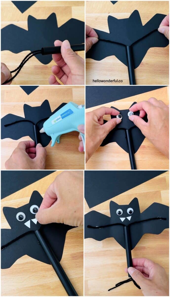 Flying Bat Craft With Printable Template