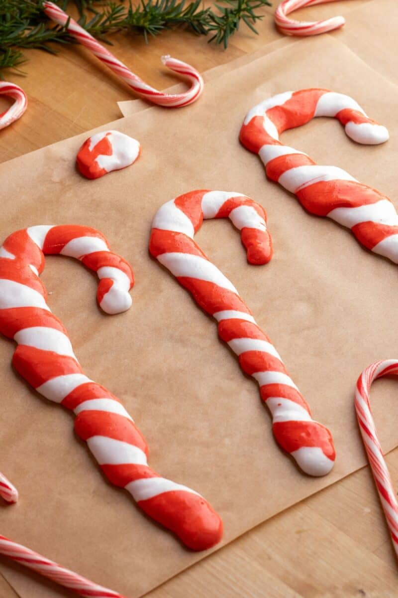 Candy Cane Fluffy Slime - Easy Recipe