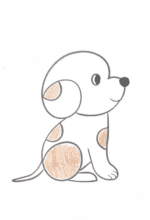How to Draw a Dog Using Numbers - Free Template
