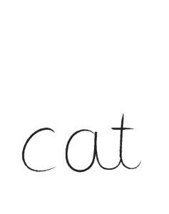 How to Draw a Cat From The Word "Cat"