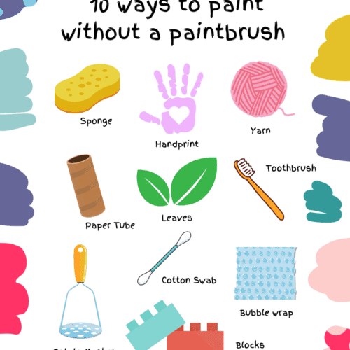 10 CLEVER WAYS TO PAINT WITHOUT A PAINT BRUSH