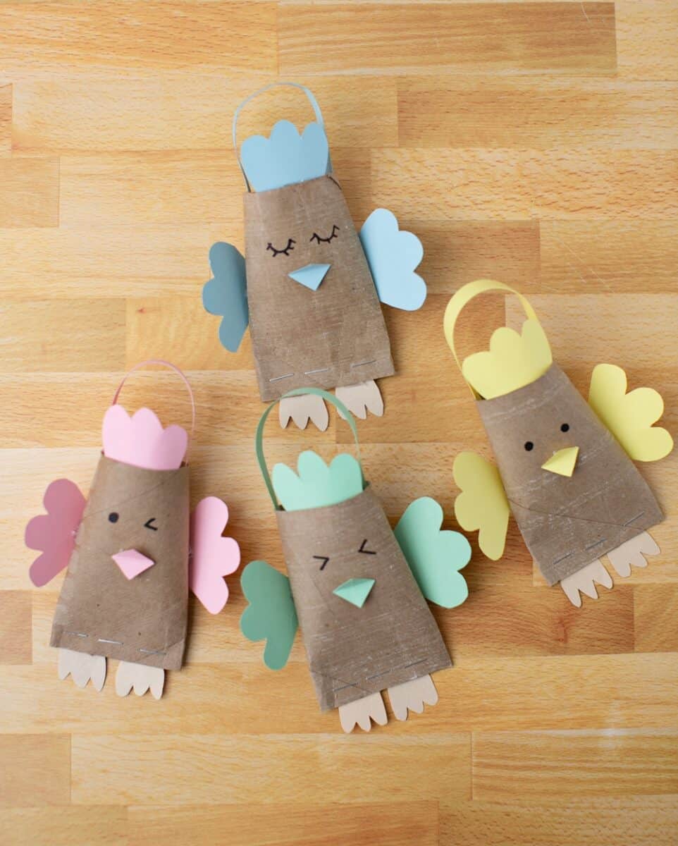Paper Roll Chicks – A Fun And Easy Easter Craft