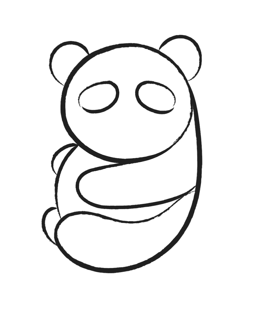 How to Draw a Panda - With Printable Guide - hello, Wonderful