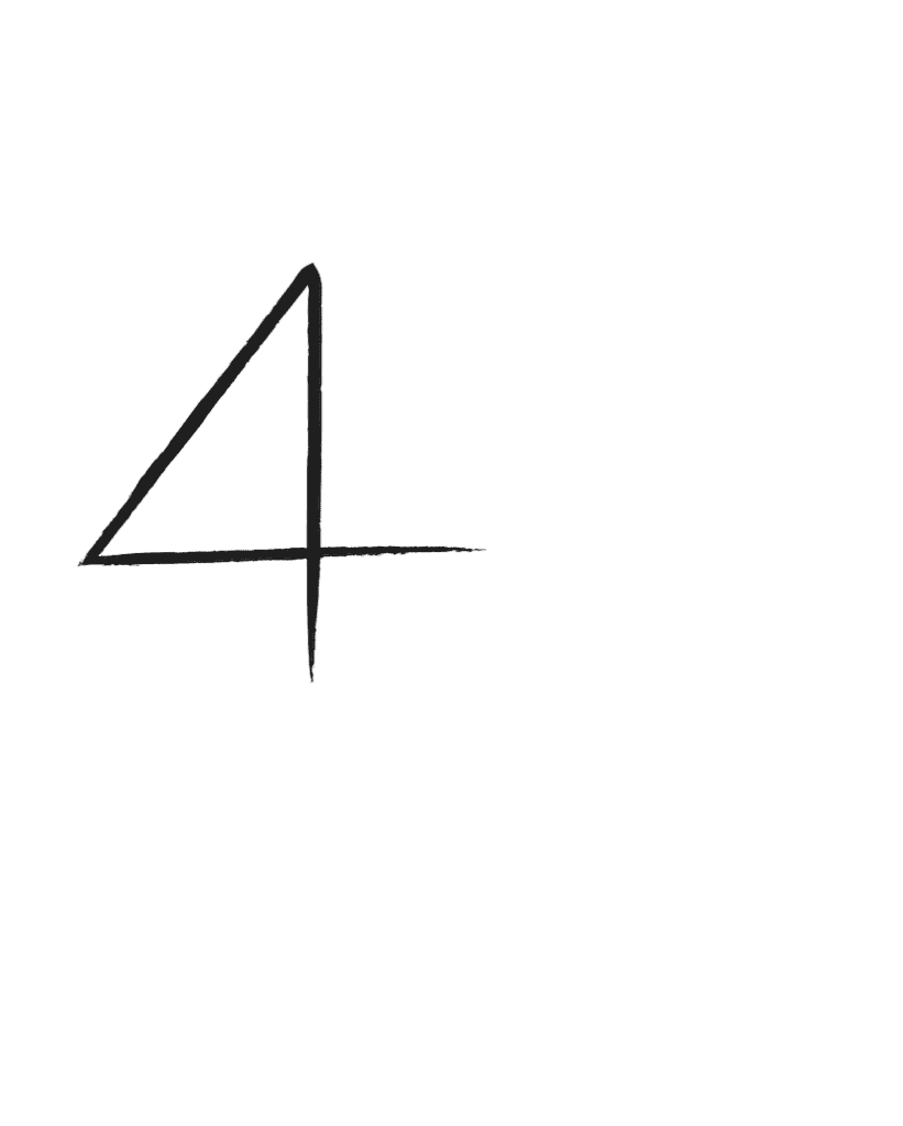 Learn how to turn the number 4 into a cute fish with this easy drawing ...