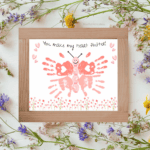 Beautiful Butterfly Handprint Craft - Printable Template