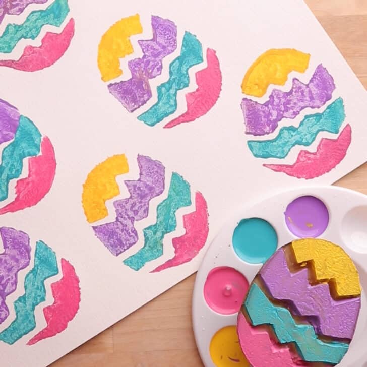 Easy Glitter Handprint Art for Kids