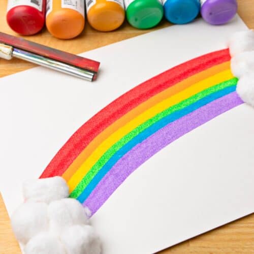 DIY RAINBOW SCRATCH ART FOR KIDS