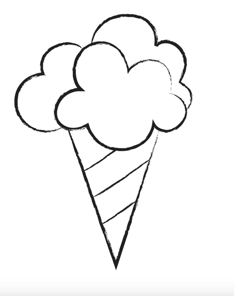 How to Draw Ice Cream – With Printable Guide