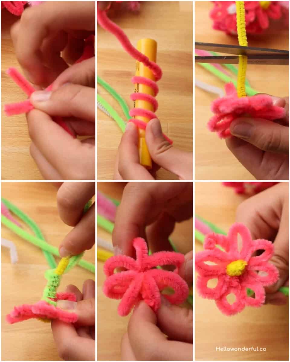 Easy Pipe Cleaner Flowers: A Fun Spring DIY for Kids