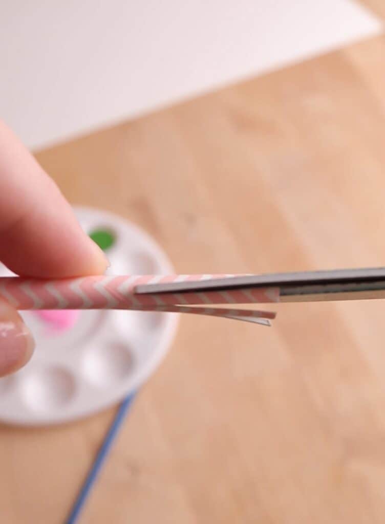 Painting With Straws - Make Easy Flower Art
