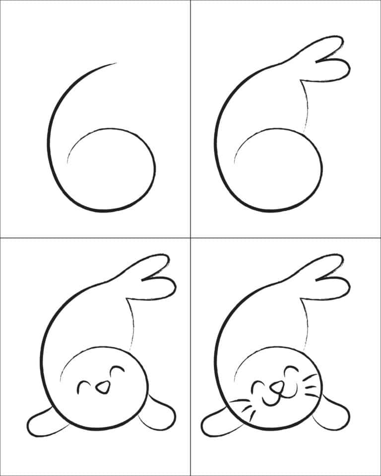 How to Draw a Seal - With Printable Guide
