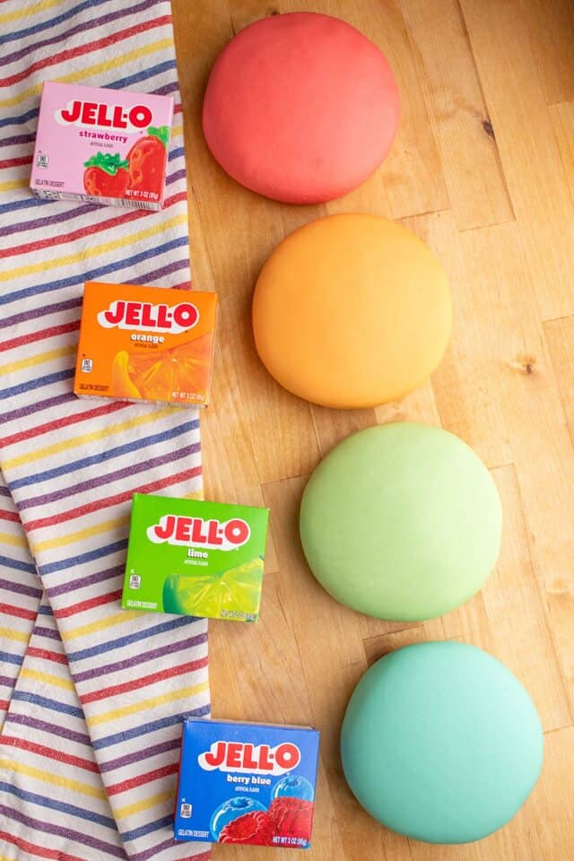 Easy Homemade Jello Playdough Recipe
