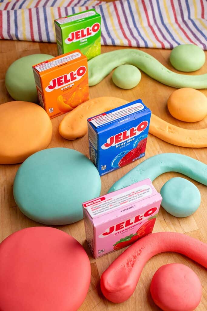 Easy Homemade Jello Playdough Recipe
