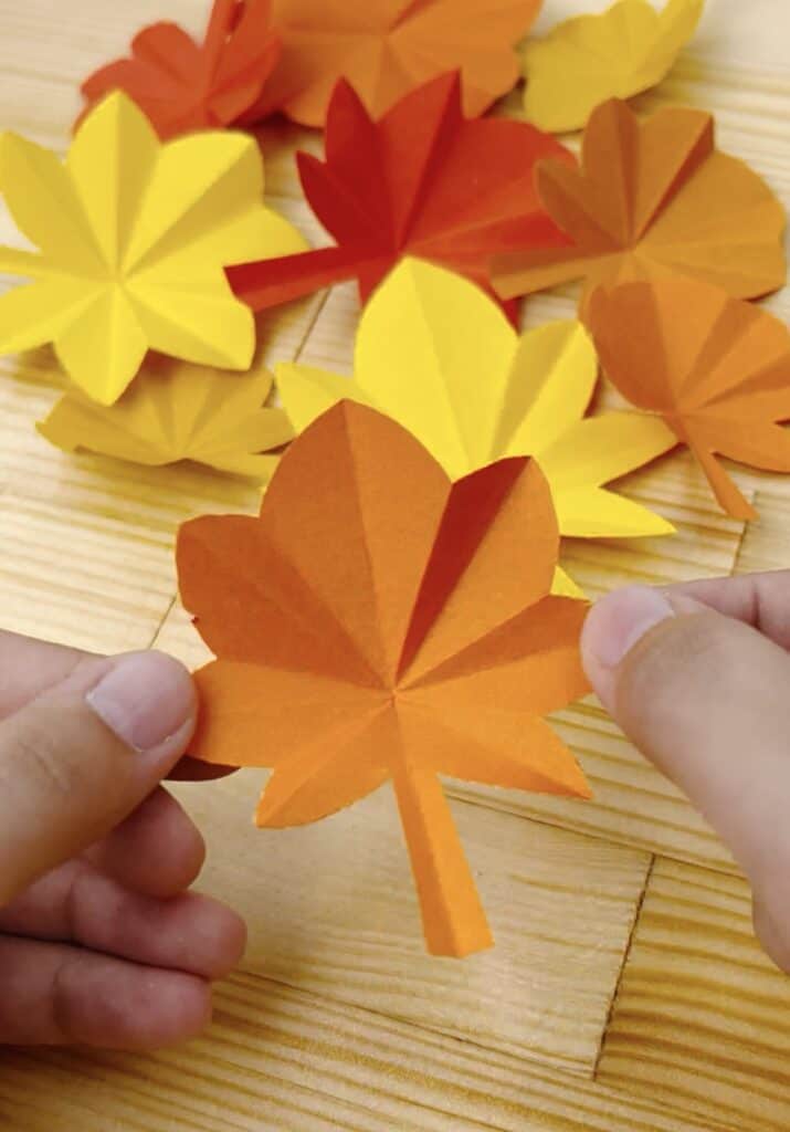 How To Make Easy Fall Paper Leaves Craft