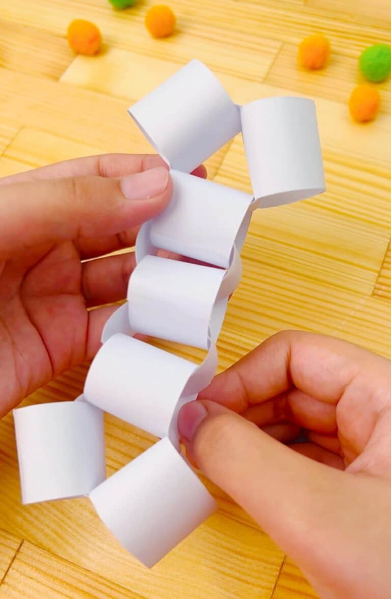 Easy Paper Skeleton Craft for Kids - Free Printable Template