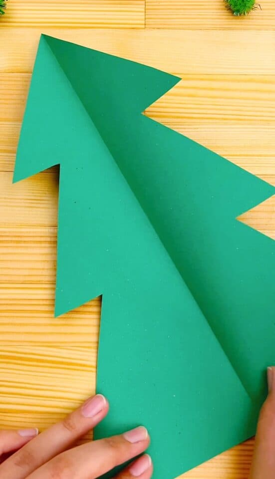 How To Make A 3D Honeycomb Paper Christmas Tree Craft