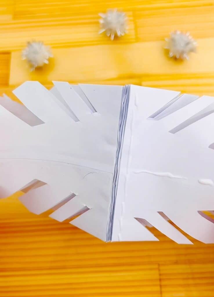 Beautiful 3D Paper Snowflake Craft With Printable Template