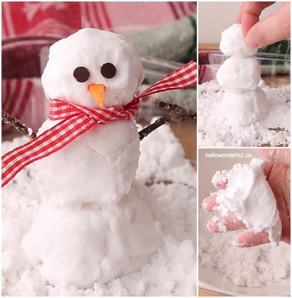 Super Easy 2 Ingredients DIY Snow