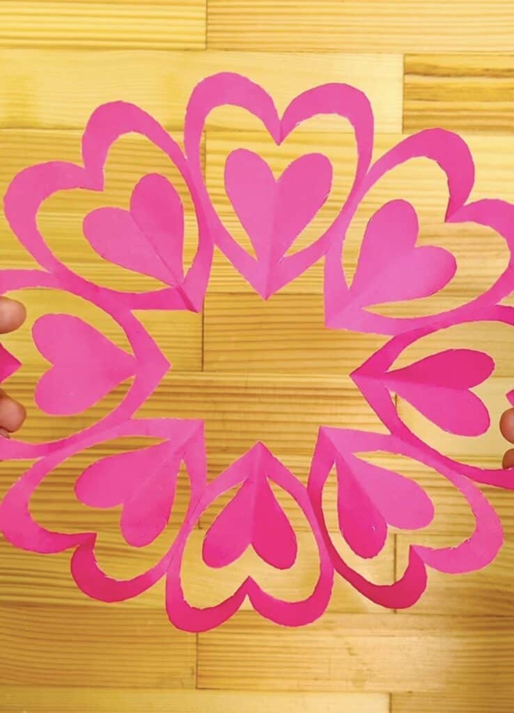 Paper Heart Tree Craft - Tell your kids how special they are!