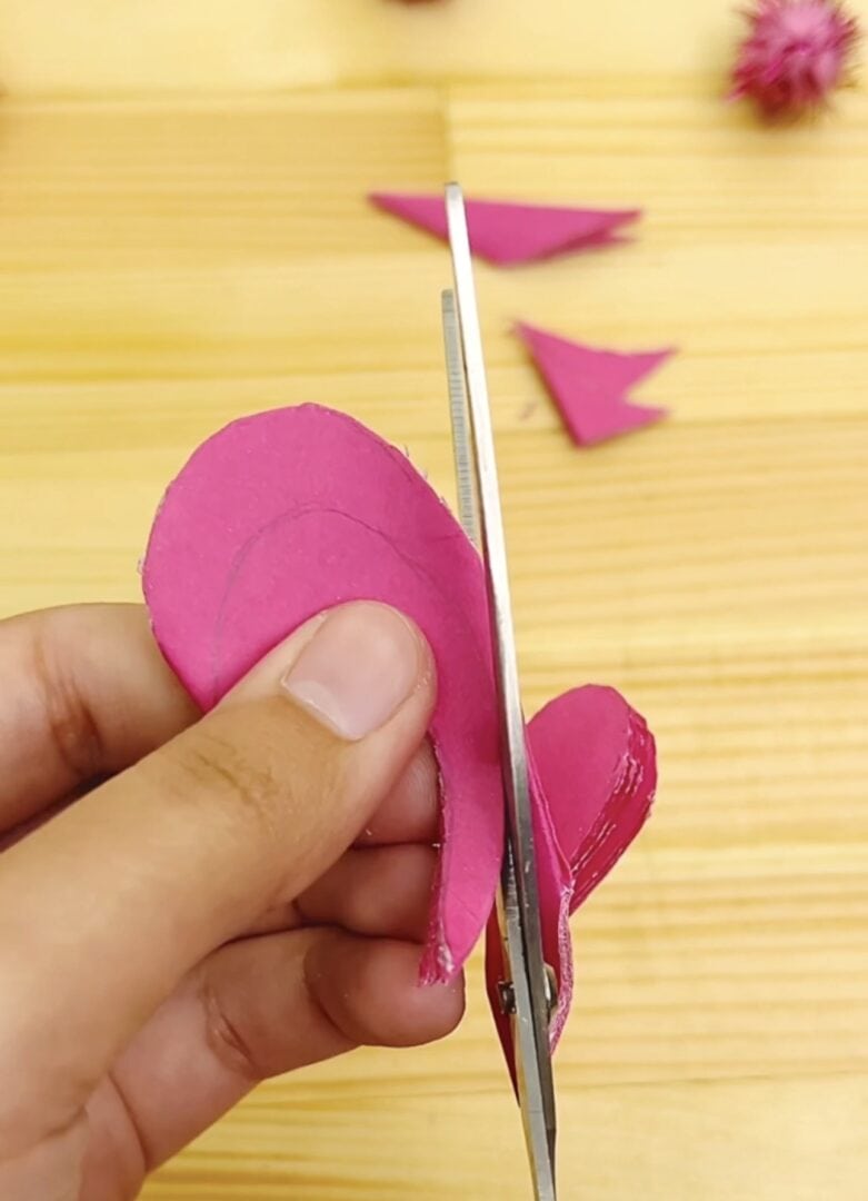 Easy Paper Heart Snowflake Valentine Craft