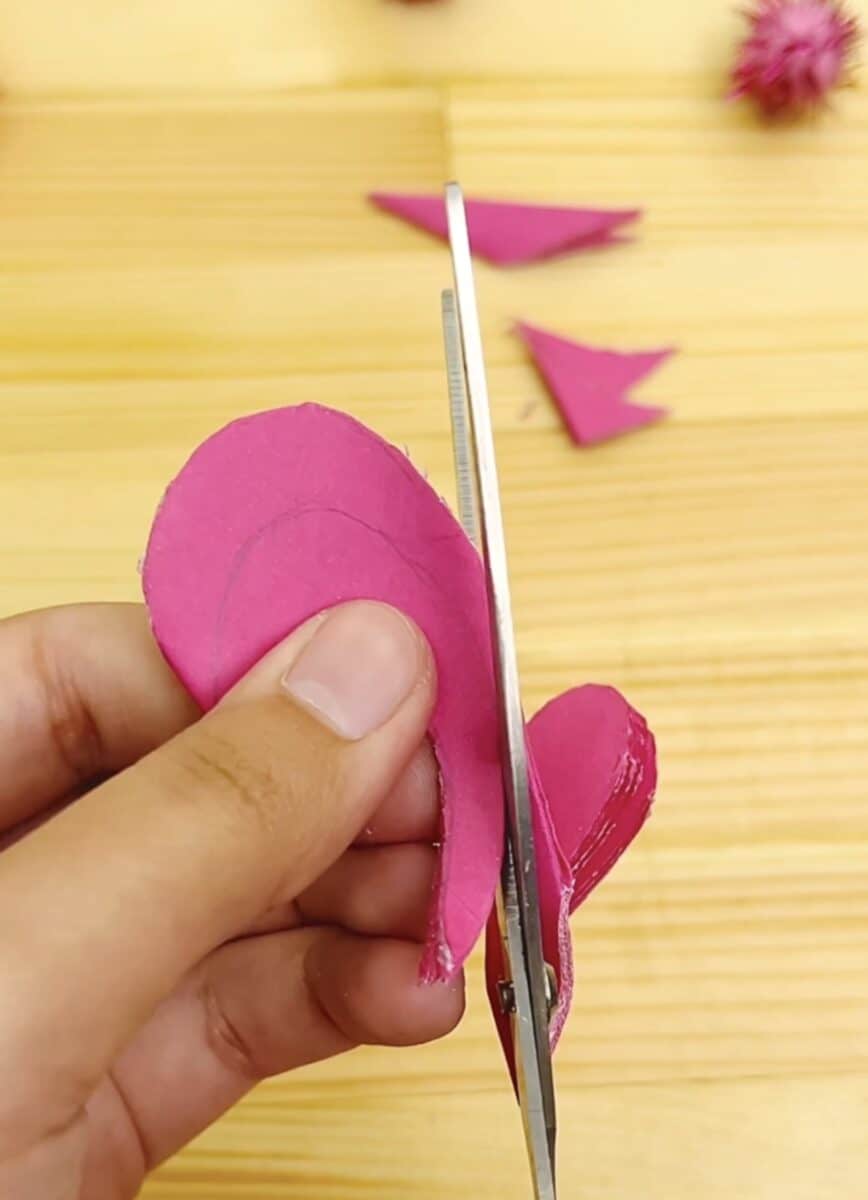 Easy Paper Heart Snowflake Valentine Craft
