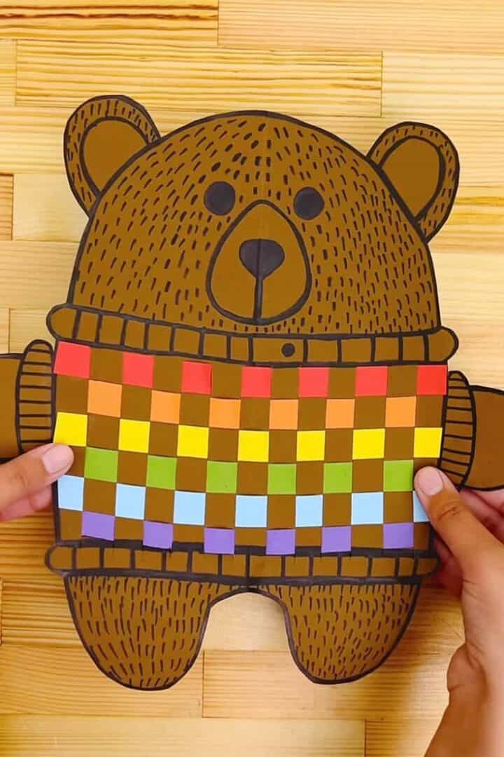 Easy Paper Skeleton Craft for Kids - Free Printable Template